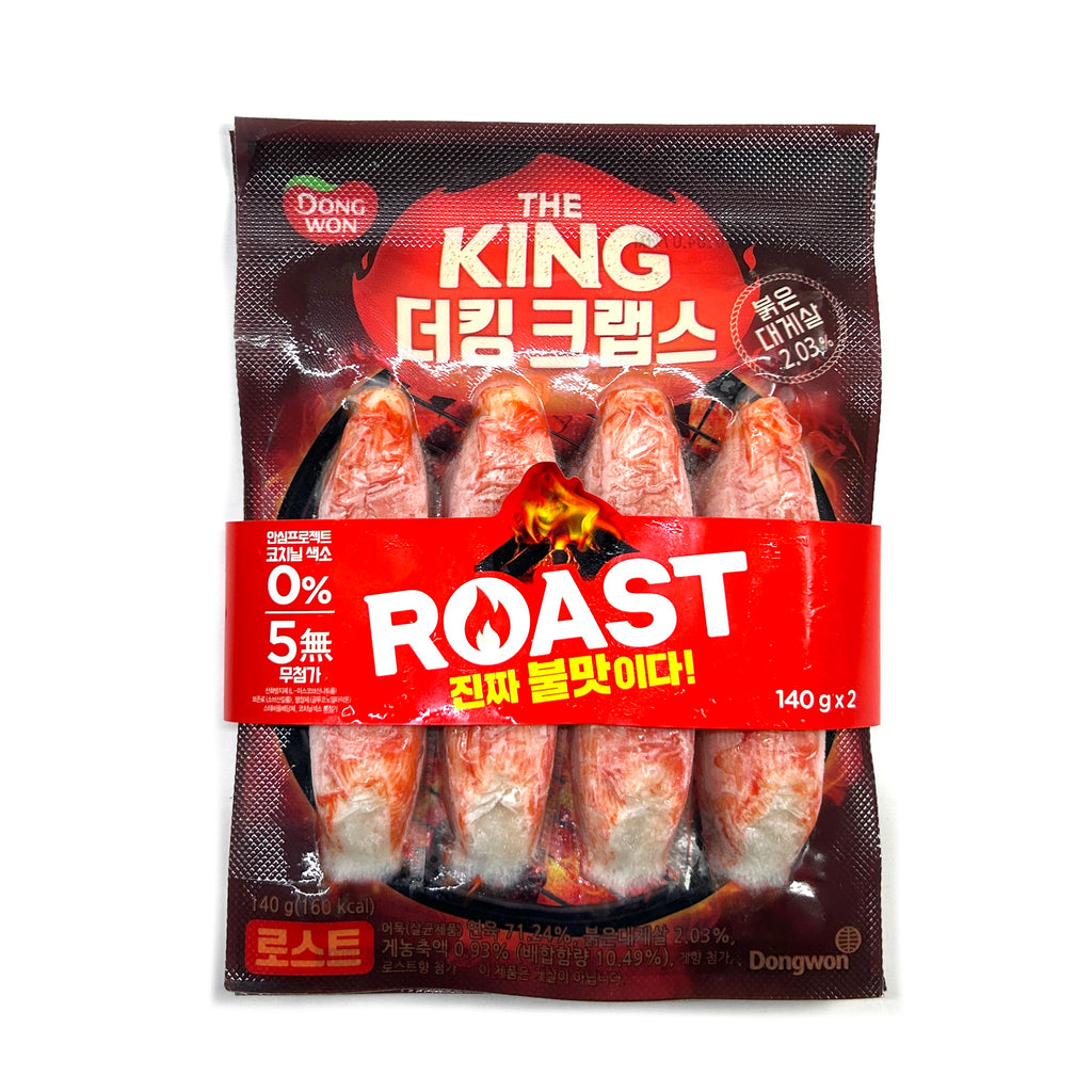 [Dongwon] The king Crabs Flavor Roast / 동원 더 킹 크랩스 불맛 (140g x 2 Packs)