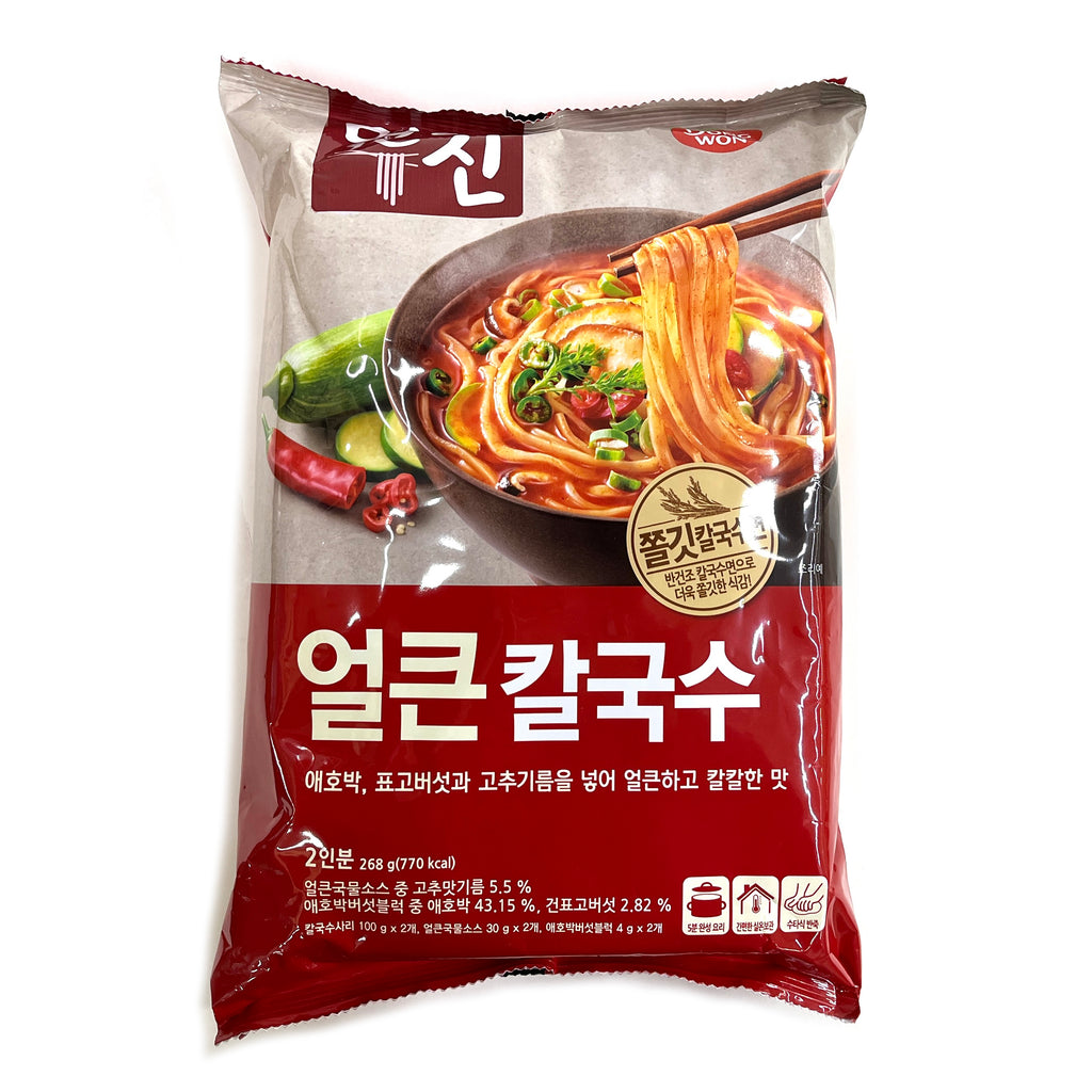 [dongwon] Noodle Soup Spicy 동원 면발의신 면신 얼큰 칼국수 268g