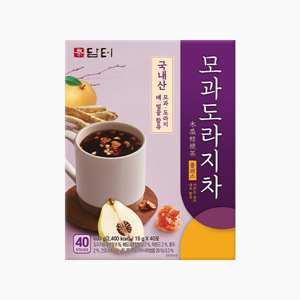 [Damtuh] Quince & Balloon Flower Root Tea /담터 모과 도라지 차 (600g, 15gx40 S