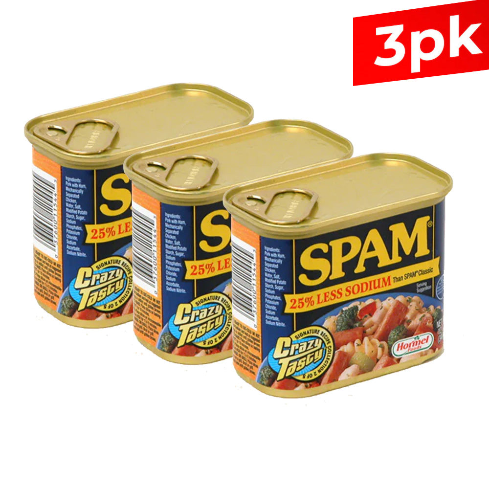 [Spam] 25% Less Sodium 3 Pack Bundle / 스팸 25% 저염 3개 묶음 (12oz / 3pk)