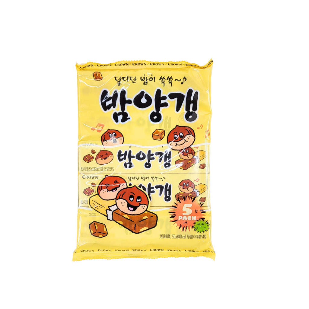 [Crown] Chestnut Red Bean Jelly / 크라운 밤양갱 (250g, 5packs)