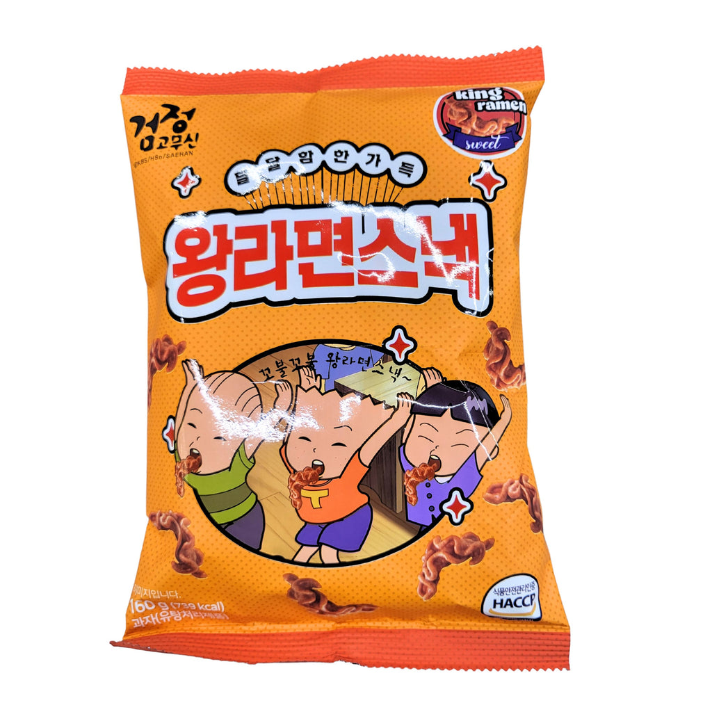[BRS] King Ramen Snack / 검정고무신 왕 라면 스낵 (160g)