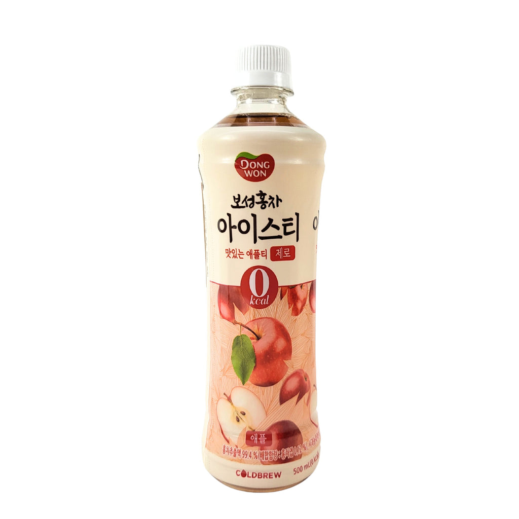 [Dongwon] Apple Iced Tea / 동원 보성홍차 아이스티 제로 사과 (500ml)