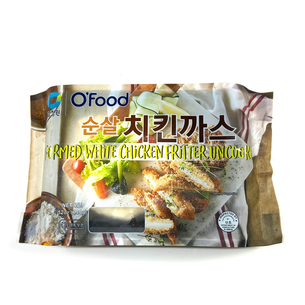 [O'food] Formed White Chicken Fritter Uncooked / 오푸드 순살 치킨 까스 (340g)