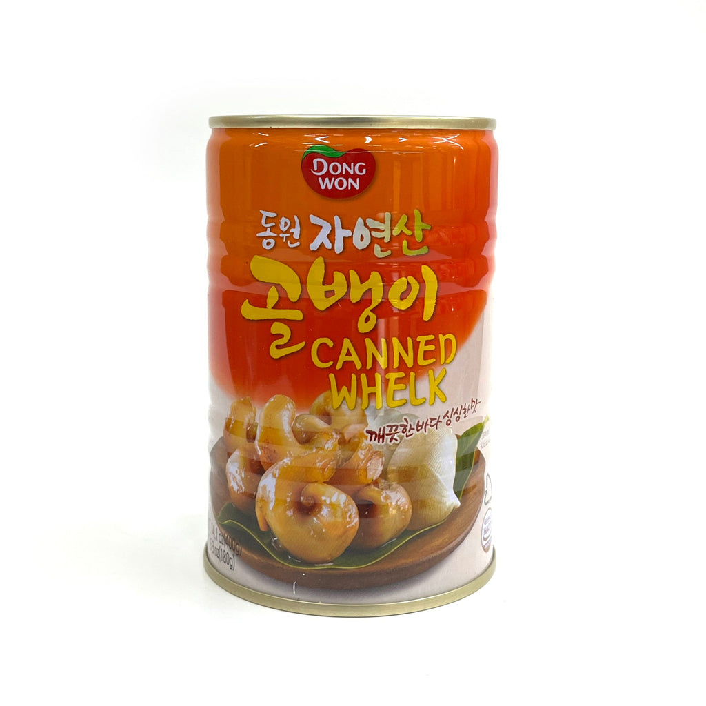 [Dongwon] Natural Canned Whelk (Bai-Top Shell) / 동원 자연산 골뱅이 (400g)