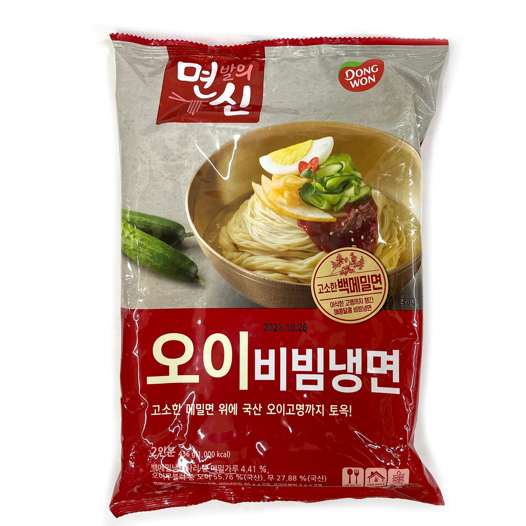 [Dongwon] Cold Noodle w. Spicy Sauce / 동원 면발의 신 오이 비빔 냉면 (436g)