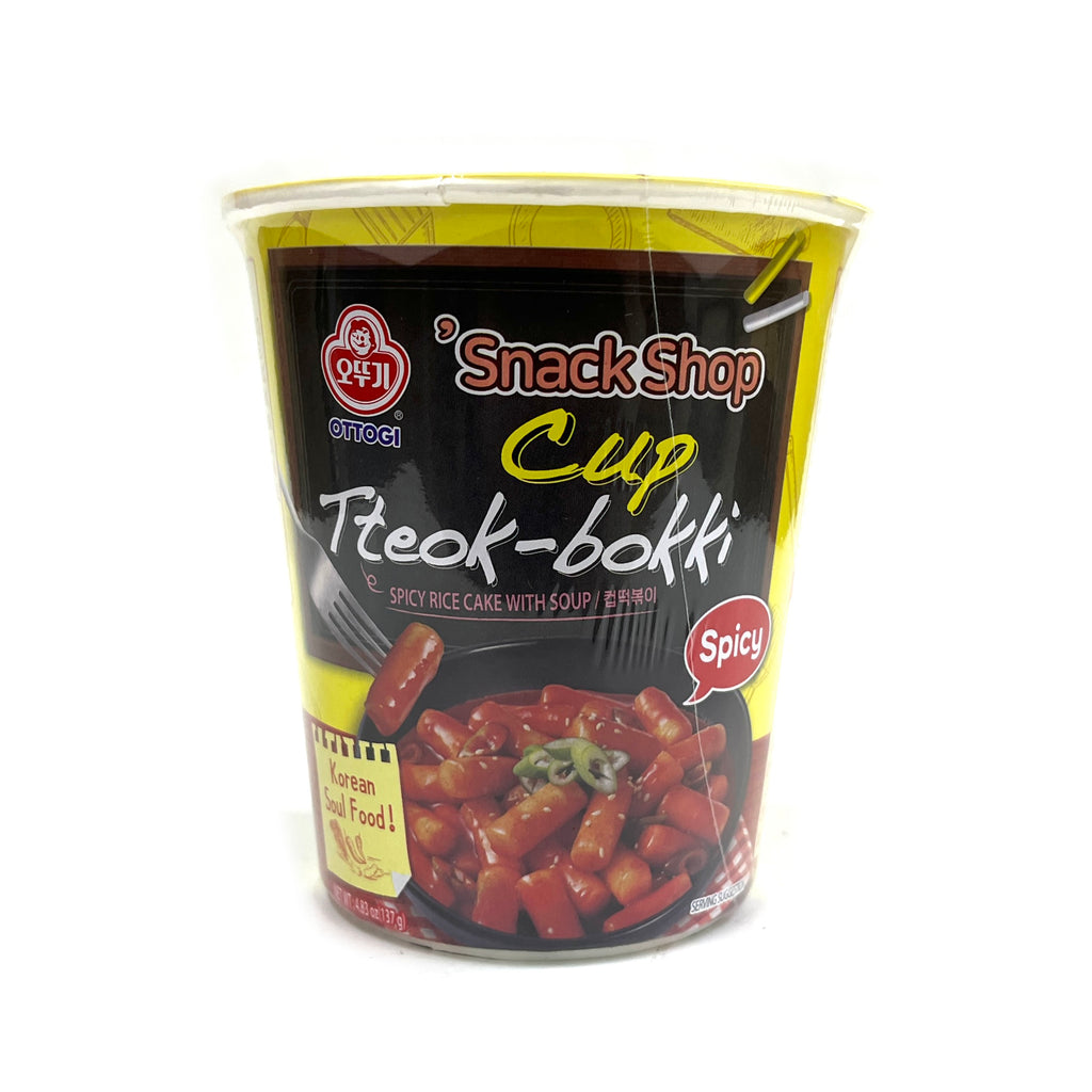 [Ottogi] Cup Tteok-bokki Spicy Topokki / 오뚜기 컵 떡볶이 매운맛 작은컵 (137g)