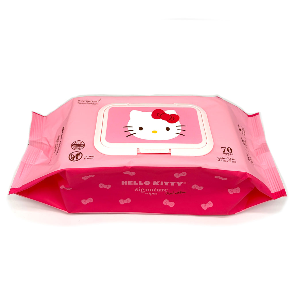 [HelloKitty] Signature Wipes / 헬로우 키티 시그니쳐 물티슈 여행용 (70wipes)