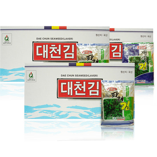 [Dae Chun] Seasoned Laver Jaerae / 대천 재래 김 (10pk)