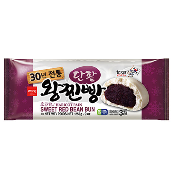 [Wang] Sweet Red Been Bun / 왕 40년 전통 단팥 왕 찐빵 (3ea/pk)