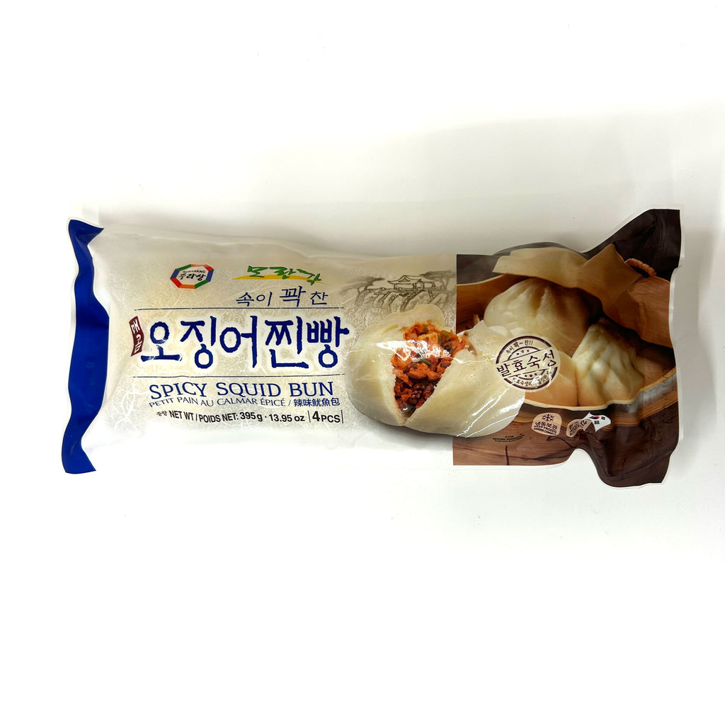 [Surasang] Spicy Squid Bun / 수라상 모란각 오징어 찐빵 (4ea)